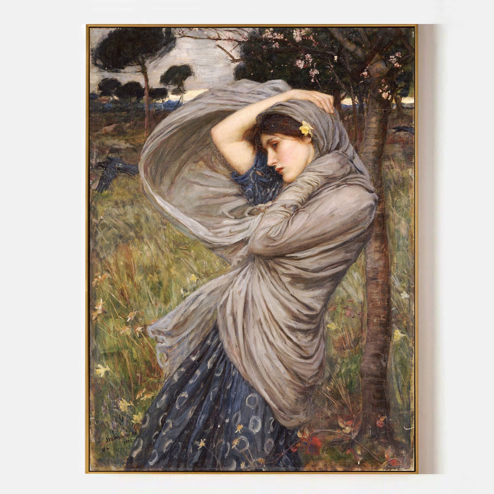 Boreas by John William Waterhouse - Famous Art Reproduction – ARABELART